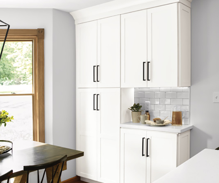 Shaker Style Cabinets Shine in Two Tone Kitchen - Nest